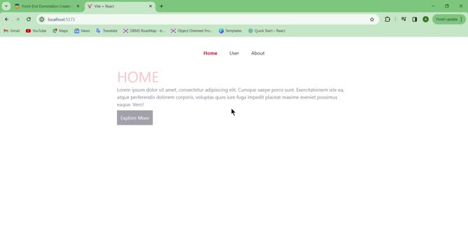 Anjali Namdev on LinkedIn: Hello EveryOne now i learned React routing ... Anjali Namdev on LinkedIn: Hello EveryOne now i learned React routing ...