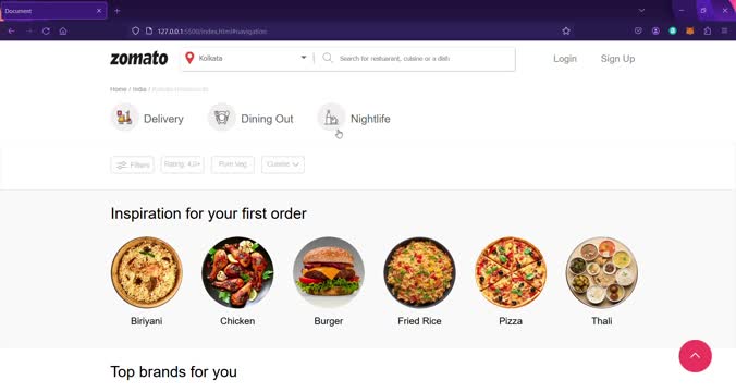 Sakthivel V on LinkedIn: #zomatoclone #webdevelopment #html #css # ... Sakthivel V on LinkedIn: #zomatoclone #webdevelopment #html #css # ...