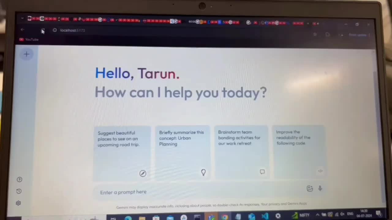 Tarun Tiwari on LinkedIn: #ai #generativeai #reactjs #googlegemini # ... Tarun Tiwari on LinkedIn: #ai #generativeai #reactjs #googlegemini # ...