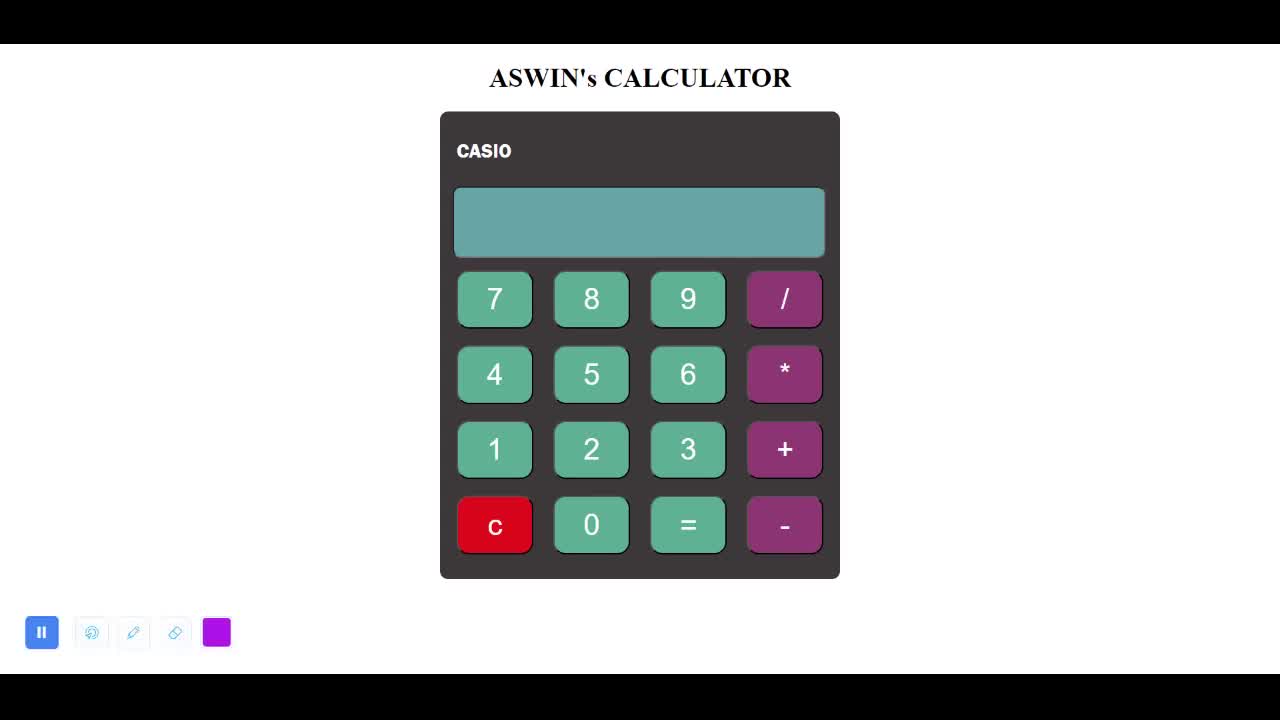 Aswin B on LinkedIn: Hello everyone, Here to share Calculator with my ... Aswin B on LinkedIn: Hello everyone, Here to share Calculator with my ...