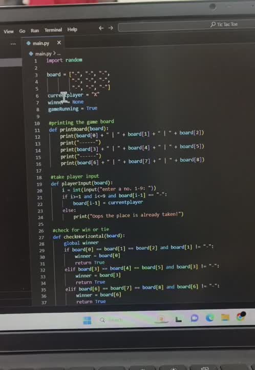Ayushi Jain on LinkedIn: #internship #internpe #python #tictactoe # ... Ayushi Jain on LinkedIn: #internship #internpe #python #tictactoe # ...