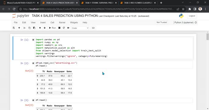DHIRAJ SONAWANE on LinkedIn: #task #python #datascience # ... DHIRAJ SONAWANE on LinkedIn: #task #python #datascience # ...