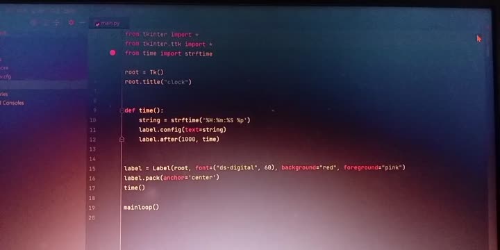 Sasmita Ojha on LinkedIn: #digitalclock #pythonprogramming #pythoncoding Sasmita Ojha on LinkedIn: #digitalclock #pythonprogramming #pythoncoding