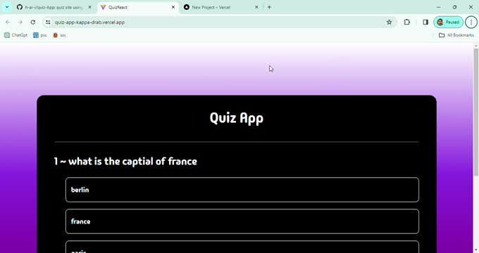 HARIKRISHNAN C R on LinkedIn: #react #quizapp #learningexperience # ... HARIKRISHNAN C R on LinkedIn: #react #quizapp #learningexperience # ...
