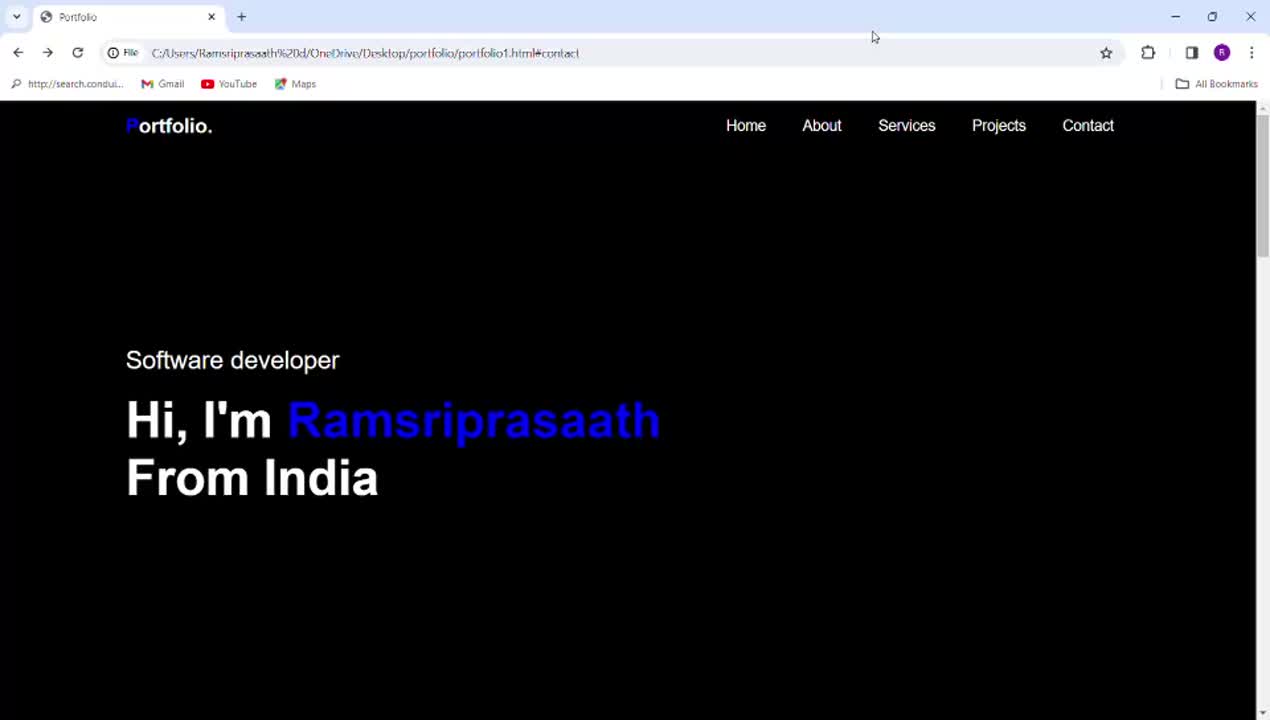 Ramsriprasaath D on LinkedIn: #portfolio #coding #codesoft Ramsriprasaath D on LinkedIn: #portfolio #coding #codesoft
