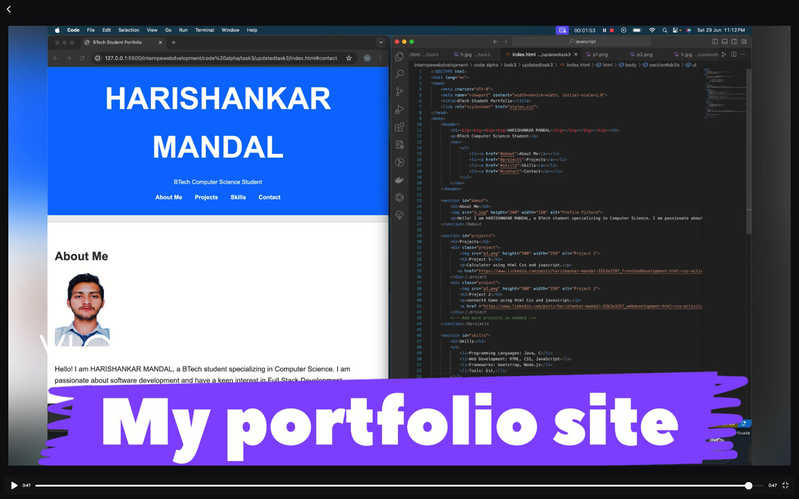 HARISHANKAR MANDAL on LinkedIn: #frontenddevelopment #html #css # ... HARISHANKAR MANDAL on LinkedIn: #frontenddevelopment #html #css # ...