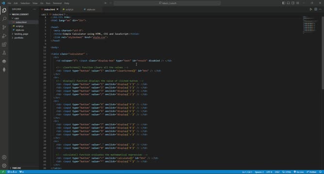🧮 Built a basic calculator using HTML, CSS, JavaScript! | Nilesh Mohite ... 🧮 Built a basic calculator using HTML, CSS, JavaScript! | Nilesh Mohite ...