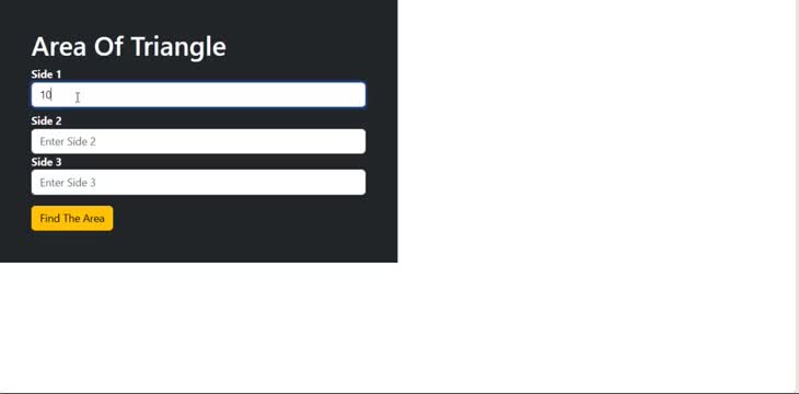 Naveen Pandey pe LinkedIn: Triangle Area Calculator | Using JavaScript Naveen Pandey pe LinkedIn: Triangle Area Calculator | Using JavaScript