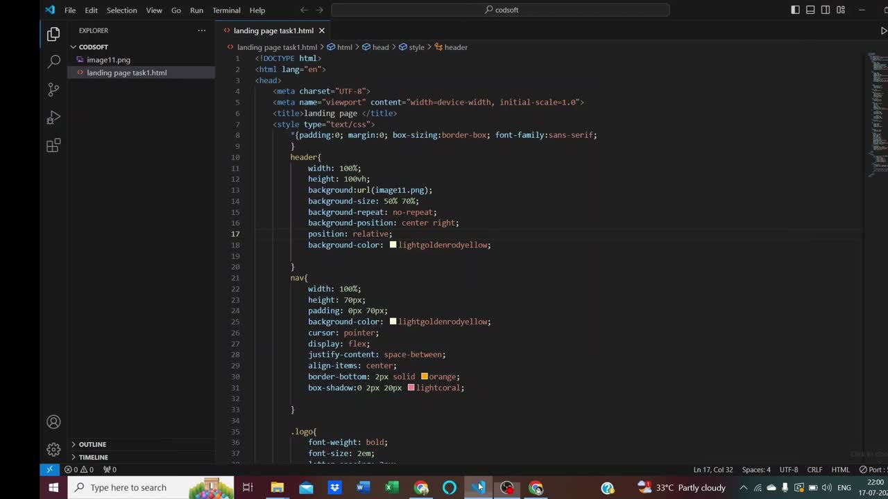 Prashun Prashant on LinkedIn: #codsoft #internship #landingpage # ... Prashun Prashant on LinkedIn: #codsoft #internship #landingpage # ...
