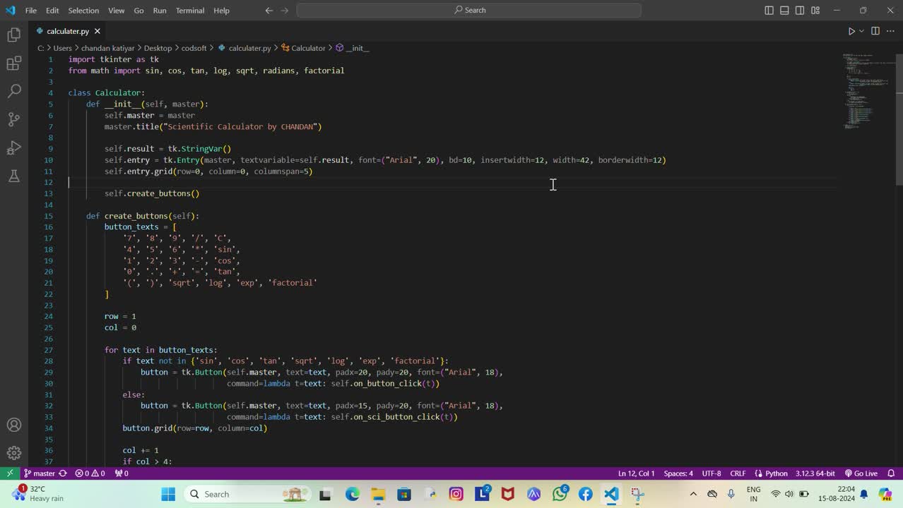 Chandan Katiyar on LinkedIn: #codsoft #pythonprogramming #tkinter # ... Chandan Katiyar on LinkedIn: #codsoft #pythonprogramming #tkinter # ...