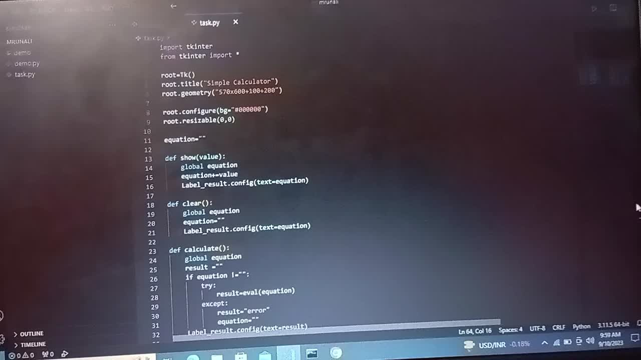 Mrunali Jagtap on LinkedIn: #codsoft #internship #python Mrunali Jagtap on LinkedIn: #codsoft #internship #python