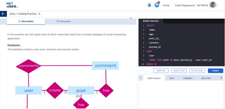Sai Manoj Kurugundla on LinkedIn: #30daysofcodechallenge #day24 #sql # ... Sai Manoj Kurugundla on LinkedIn: #30daysofcodechallenge #day24 #sql # ...