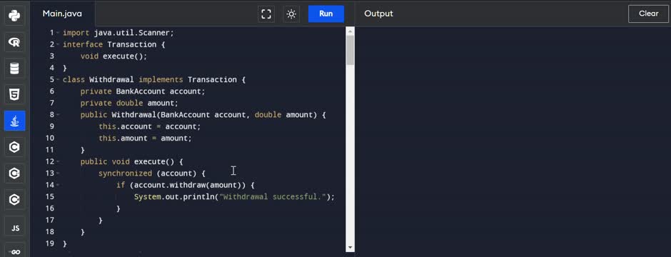 Aashika Perpetual G on LinkedIn: #codingjourney #atminterface # ... Aashika Perpetual G on LinkedIn: #codingjourney #atminterface # ...