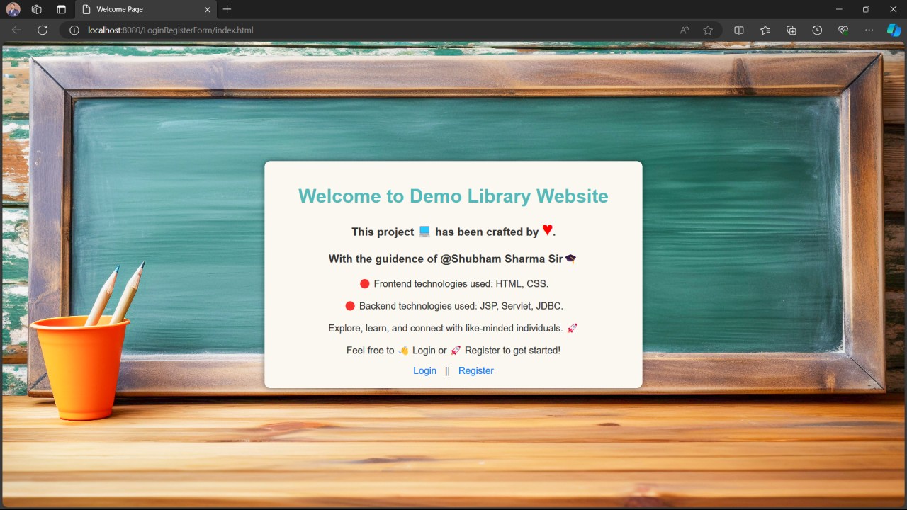 Karan Kumar on LinkedIn: #java #html #css #jsp #servlet #jdbc #frontend ... Karan Kumar on LinkedIn: #java #html #css #jsp #servlet #jdbc #frontend ...