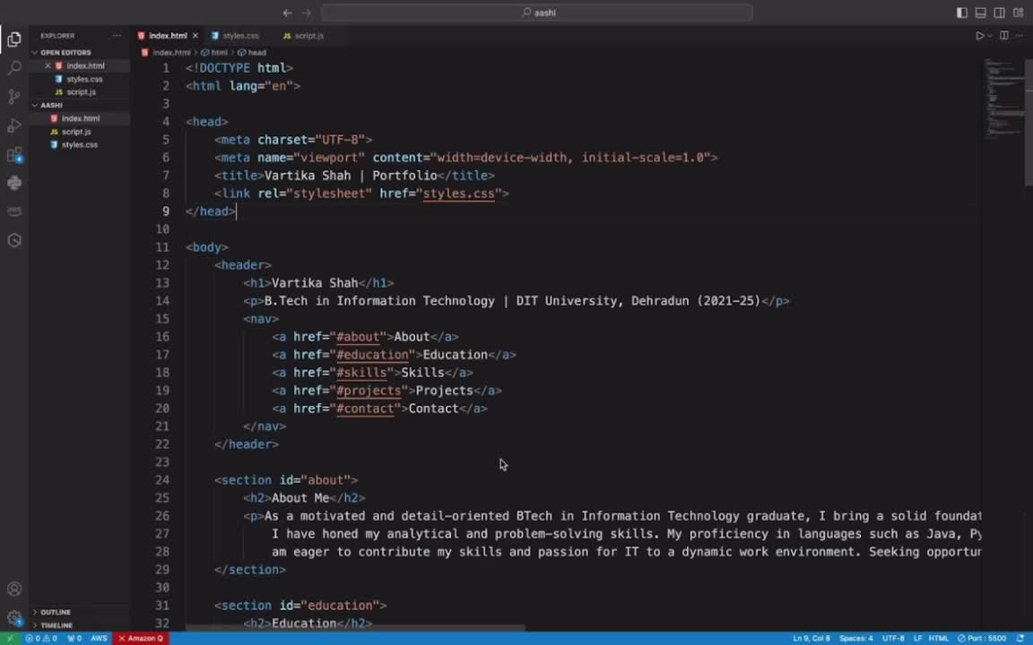 Vartika Shah on LinkedIn: #portfolio #webdevelopment #softwareengineer ... Vartika Shah on LinkedIn: #portfolio #webdevelopment #softwareengineer ...