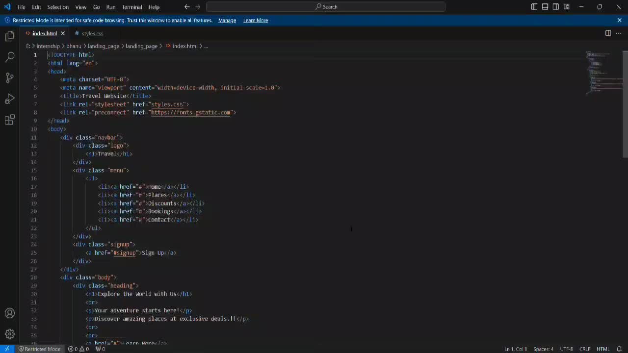 Bhanu Swetha on LinkedIn: #internship #webdevelopment #codsoft Bhanu Swetha on LinkedIn: #internship #webdevelopment #codsoft