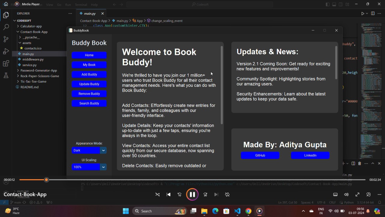 Aditya Gupta on LinkedIn: #python #pythonprogramming #internship # ... Aditya Gupta on LinkedIn: #python #pythonprogramming #internship # ...