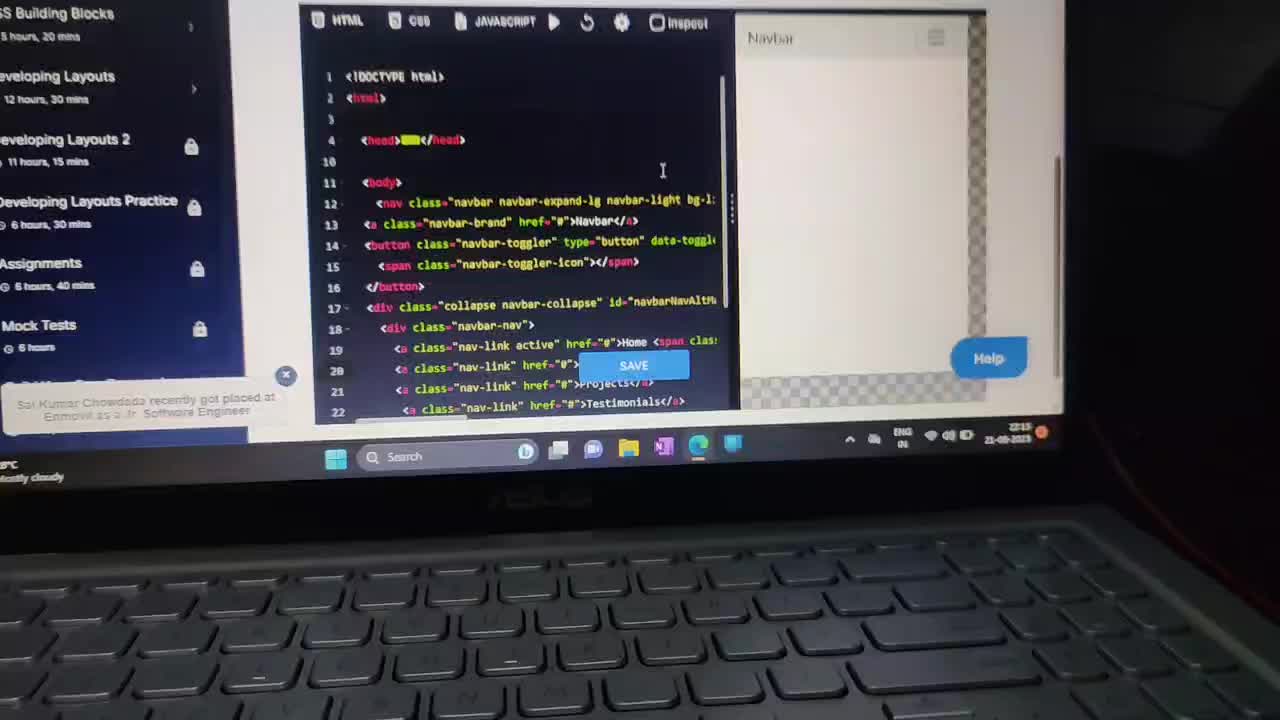 Kamana Shukla on LinkedIn: NxtWave Bootstrap Navbar Kamana Shukla on LinkedIn: NxtWave Bootstrap Navbar