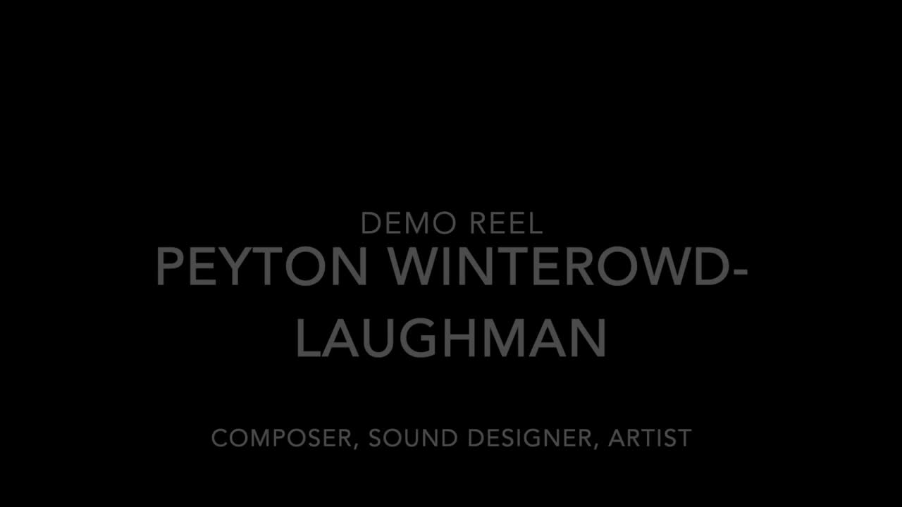 Peyton Winterowd on LinkedIn: This is my most recent demo reel ... Peyton Winterowd on LinkedIn: This is my most recent demo reel ...