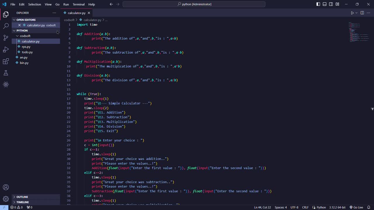 Santhosh.D Santhosh. D on LinkedIn: #python #codsoft #internship # ... Santhosh.D Santhosh. D on LinkedIn: #python #codsoft #internship # ...