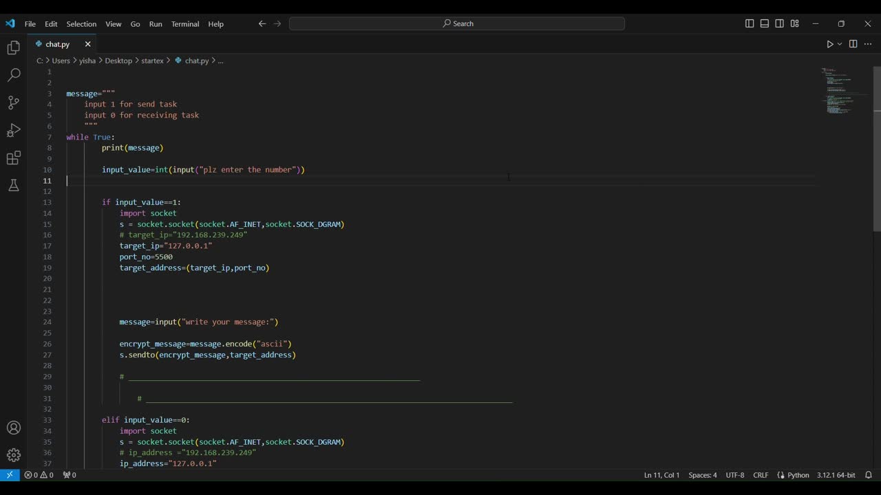 Ishant Yadav on LinkedIn: #python #socketprogramming #networking # ... Ishant Yadav on LinkedIn: #python #socketprogramming #networking # ...