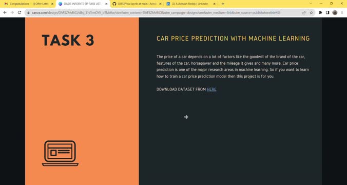A Avinash Reddy on LinkedIn: #oasisinfobyte #python #datascience #github A Avinash Reddy on LinkedIn: #oasisinfobyte #python #datascience #github