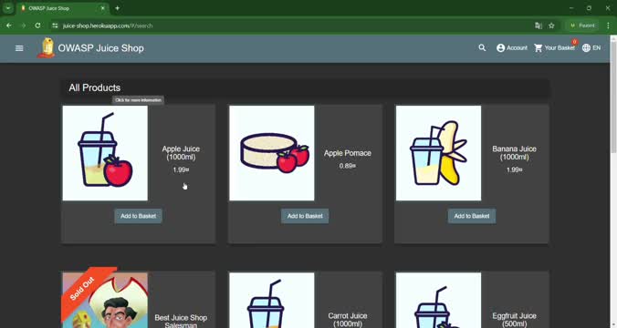 Jyothika Motupalli on LinkedIn: #owasp #juiceshopchallenge #aimers # ... Jyothika Motupalli on LinkedIn: #owasp #juiceshopchallenge #aimers # ...