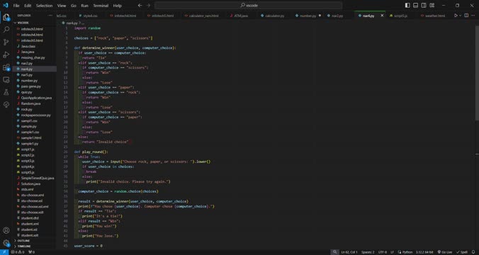 Vishnu Makkena on LinkedIn: #codsoft #python_programming Vishnu Makkena on LinkedIn: #codsoft #python_programming