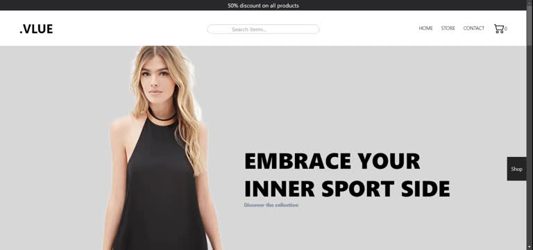 Ellams George on LinkedIn: final view of VLUE ecommerce website. react ... Ellams George on LinkedIn: final view of VLUE ecommerce website. react ...
