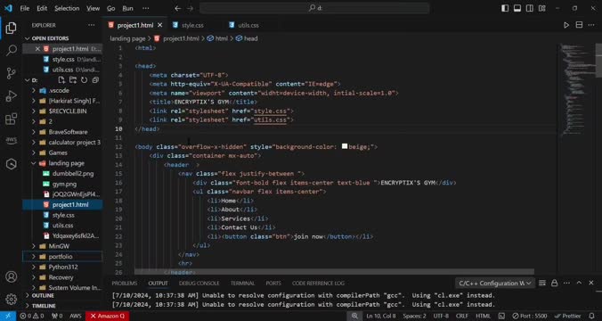 Manav Poswal on LinkedIn: #encryptix #webdevelopment #coding #html #css Manav Poswal on LinkedIn: #encryptix #webdevelopment #coding #html #css