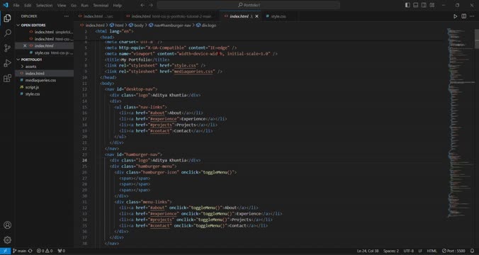 Aditya Khuntia on LinkedIn: #codesoftinternship #portfoliowebsite # ... Aditya Khuntia on LinkedIn: #codesoftinternship #portfoliowebsite # ...