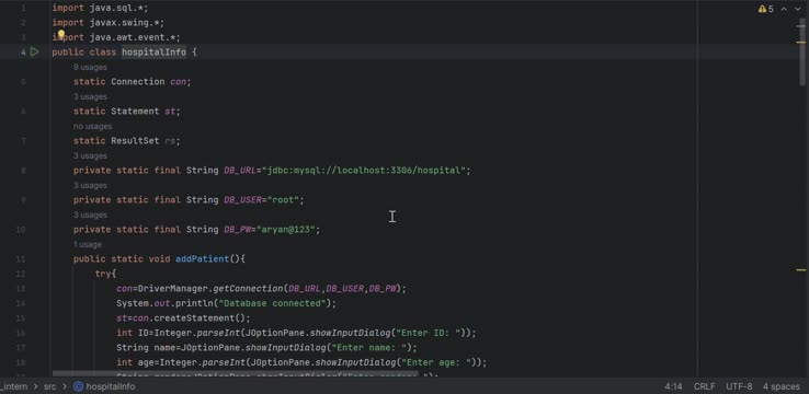 Aryan Lall on LinkedIn: #java #javaprogramming #oops #sql #javaswing # ... Aryan Lall on LinkedIn: #java #javaprogramming #oops #sql #javaswing # ...