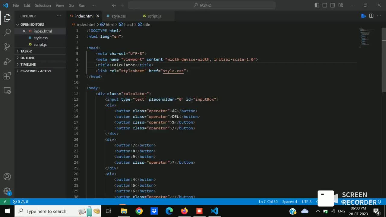 Shruti Garud on LinkedIn: #codsoft #webdevlopment #internship Shruti Garud on LinkedIn: #codsoft #webdevlopment #internship