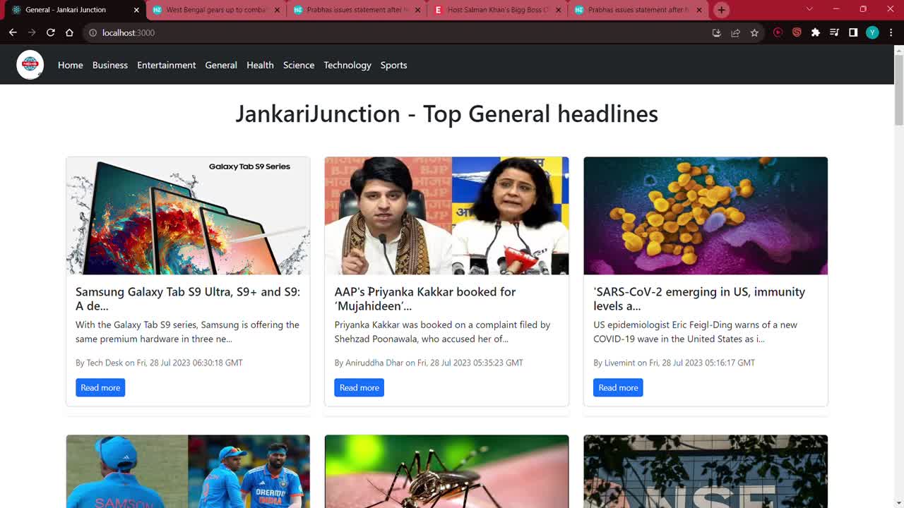 Yuvraj K Dhakrey on LinkedIn: #reactjs #newsapi #webdevelopment # ... Yuvraj K Dhakrey on LinkedIn: #reactjs #newsapi #webdevelopment # ...