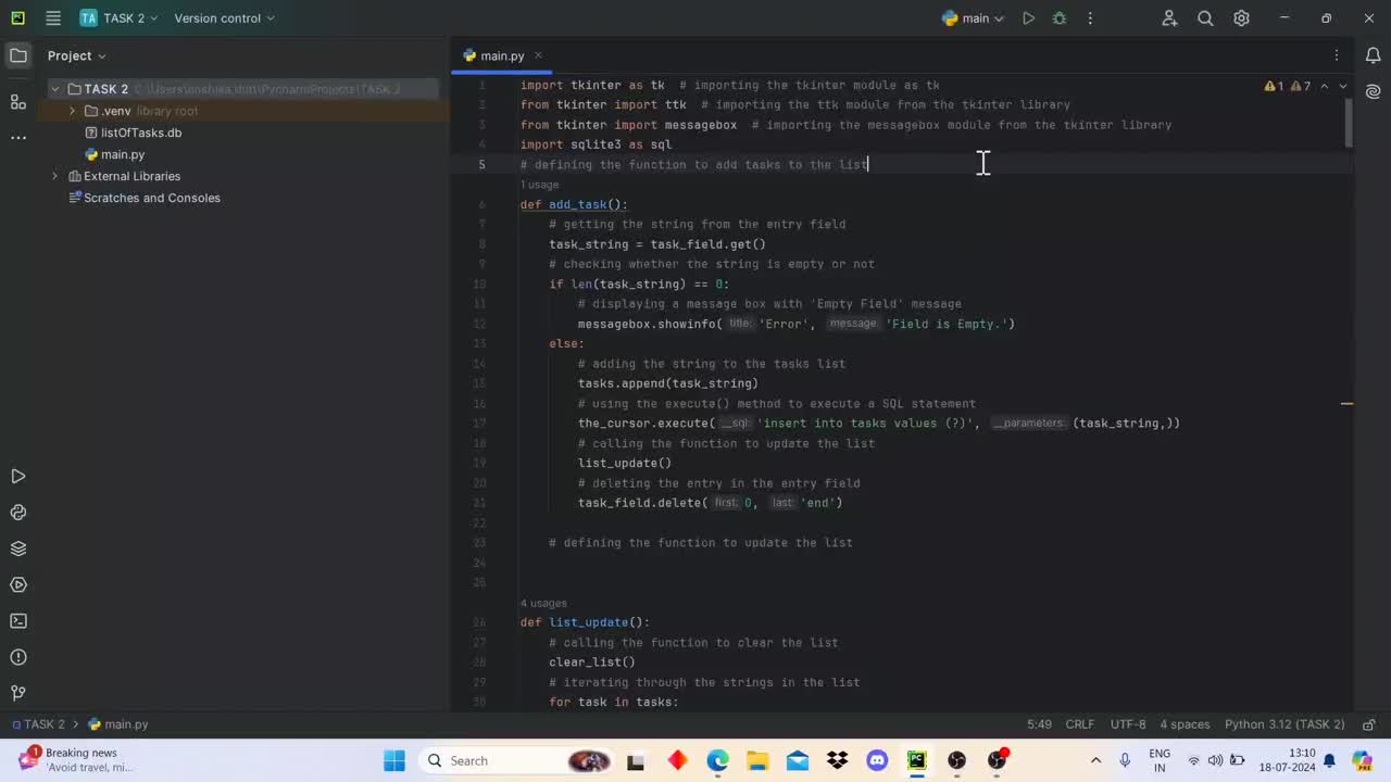 Anshika Dutt on LinkedIn: #pythonprogramming #codsoft #internship Anshika Dutt on LinkedIn: #pythonprogramming #codsoft #internship