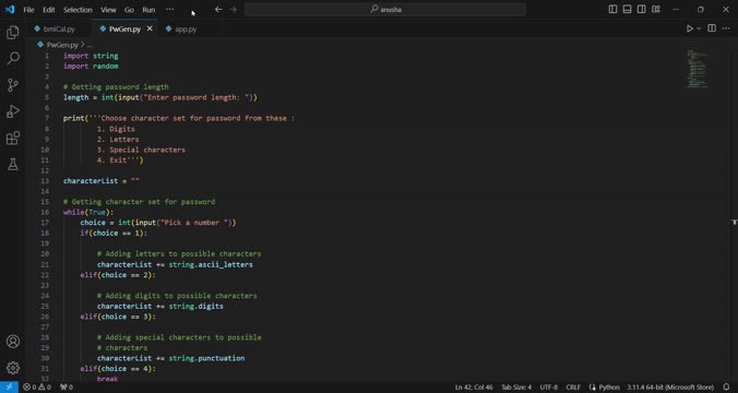 Anusha kandukuri on LinkedIn: Task2:Creating a command-line password ... Anusha kandukuri on LinkedIn: Task2:Creating a command-line password ...