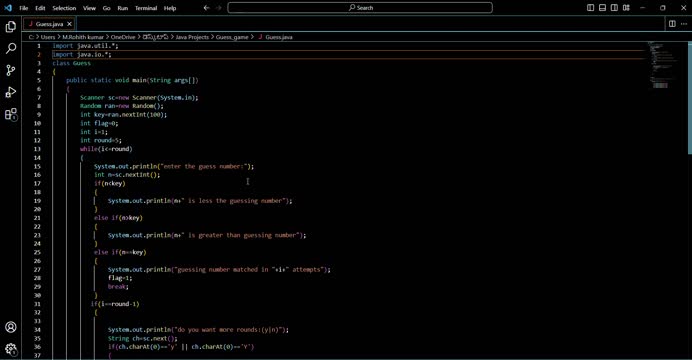 Rohith Kumar on LinkedIn: #javaprogramming #javadevelopment #javainternship Rohith Kumar on LinkedIn: #javaprogramming #javadevelopment #javainternship