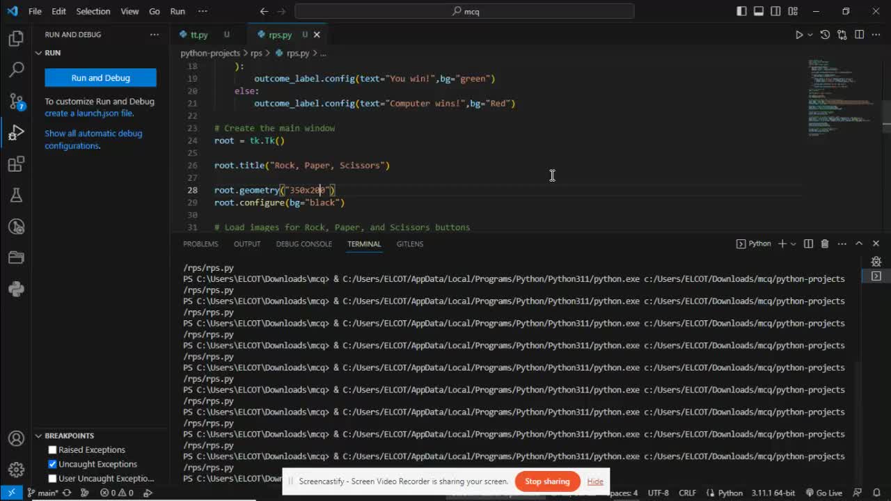 Sarathkumar B on LinkedIn: #python #gamedev #codingchallenge # ... Sarathkumar B on LinkedIn: #python #gamedev #codingchallenge # ...