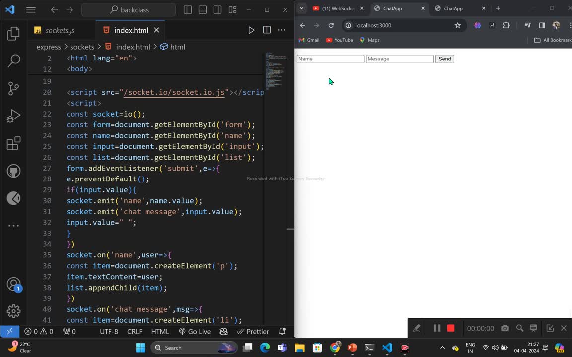 Aditya gupta on LinkedIn: #nodejs #socketio #chatapp #webdev #lpu Aditya gupta on LinkedIn: #nodejs #socketio #chatapp #webdev #lpu