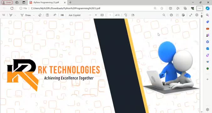 Chilukuri Venugopal on LinkedIn: #rktechinternship #pythonprogramming Chilukuri Venugopal on LinkedIn: #rktechinternship #pythonprogramming