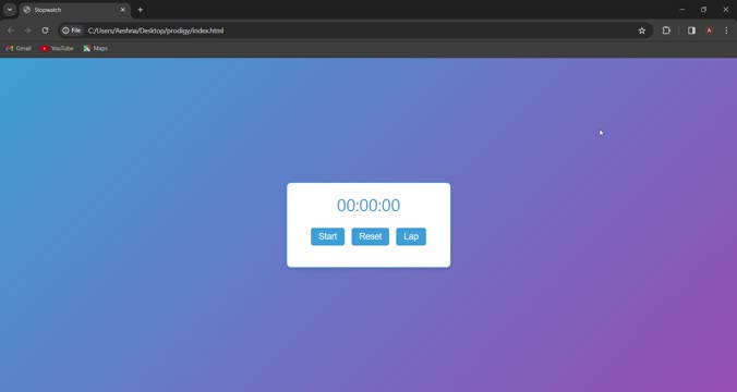 Create a stopwatch web application with HTML, CSS and JavaScript ... Create a stopwatch web application with HTML, CSS and JavaScript ...