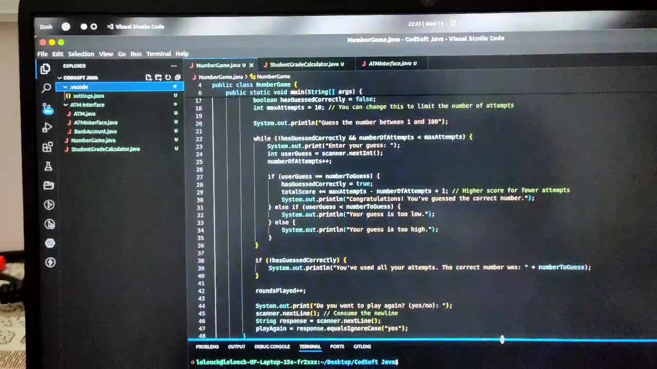 Yash Kumar on LinkedIn: #codsoft #java #programming #coding # ... Yash Kumar on LinkedIn: #codsoft #java #programming #coding # ...
