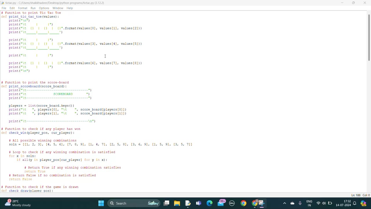 Khadeer Shaik on LinkedIn: #internpe #pythonprogramming Khadeer Shaik on LinkedIn: #internpe #pythonprogramming
