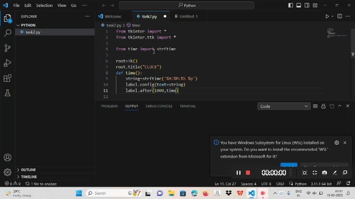 Sanjana Tiwari on LinkedIn: #python #programming #internship #internpe Sanjana Tiwari on LinkedIn: #python #programming #internship #internpe