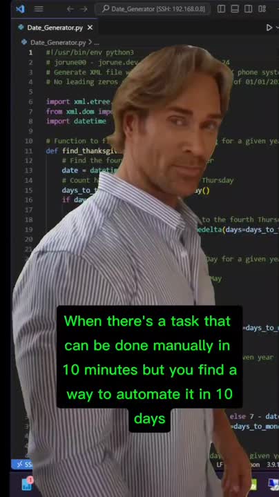 Johnny Heintz on LinkedIn: #devops #python #pythonprogramming # ... Johnny Heintz on LinkedIn: #devops #python #pythonprogramming # ...