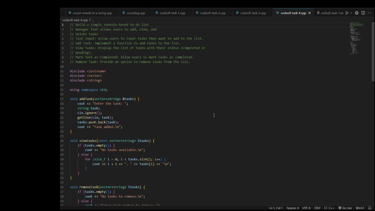 Ayush Gupta on LinkedIn: #cplusplus #programming #coding #learning #codsoft Ayush Gupta on LinkedIn: #cplusplus #programming #coding #learning #codsoft