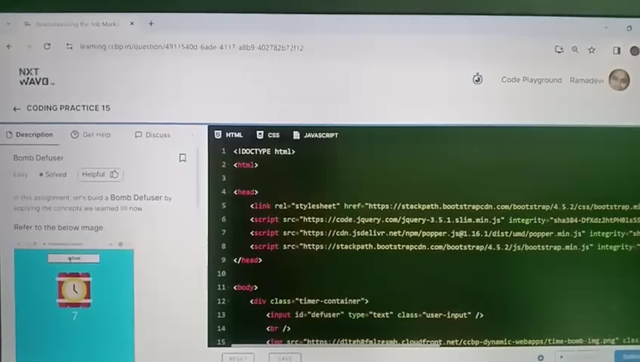 Ramadevi Marturi on LinkedIn: #ccbp #javascript #html #css # ... Ramadevi Marturi on LinkedIn: #ccbp #javascript #html #css # ...