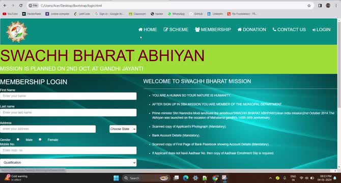 Shashwat Kumar Singh on LinkedIn: #html #css #bootstrap #js Shashwat Kumar Singh on LinkedIn: #html #css #bootstrap #js