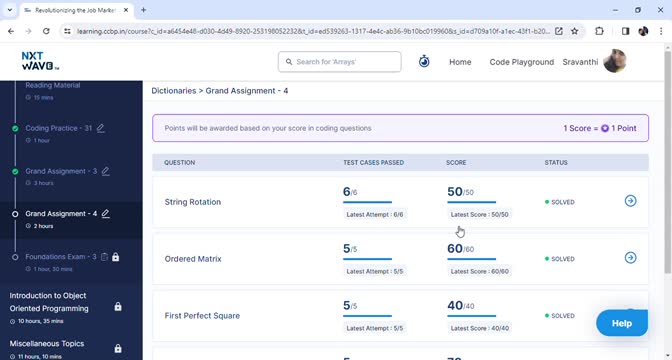 Sravanthi K. on LinkedIn: #day57 #ccbp #nxtwave #100daysofcodechallenge Sravanthi K. on LinkedIn: #day57 #ccbp #nxtwave #100daysofcodechallenge