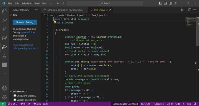 Anubhav Pandey on LinkedIn: #codsoft #java #codsoftcompletion Anubhav Pandey on LinkedIn: #codsoft #java #codsoftcompletion
